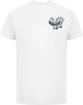 Plein Sport Kurzarm-T-Shirt in Wei&szlig;