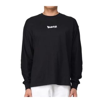 Disclaimer Langarm Jersey Pullover Schwarz Herren - - Tops - Herren - Schwarzk - XL