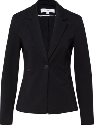 Comma Taillierter Blazer aus weichem Jersey mit Rei&szlig;verschlusstaschen