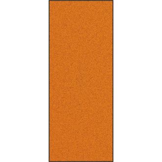 vidaXL Fu&szlig;matte waschbar orange 120x300 cm - Vidaxl