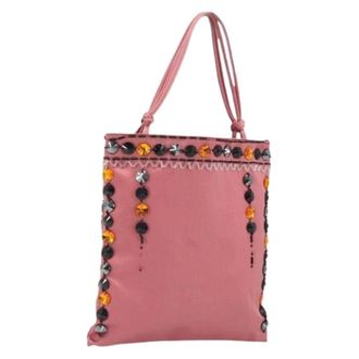 Prada Sac &agrave; main vintage doccasion - Femme - Pre-owned - Rose - Taille: ONE Size
