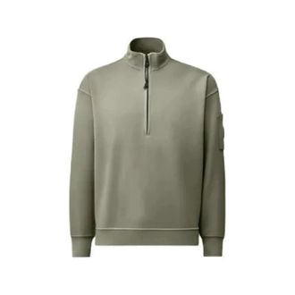 C.P. Company C.p. Company, Homme, Sweatshirts et sweats &agrave; capuche, Gris, Taille: M C.p. Company - sweat zipp&eacute; &agrave; d&eacute;tail lens
