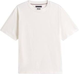 Tommy Hilfiger Baumwollrundhals T -Shirt - Beige
