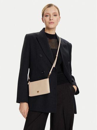 Pinko Handtasche Flat Horizontal Mini AI 25-26 104277 A0F1 Beige