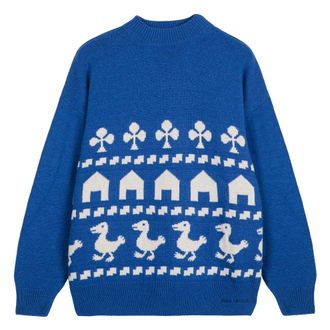 Bobo Choses Pull Oversize Farm Jacquard - Collection Femme Bobo Choses