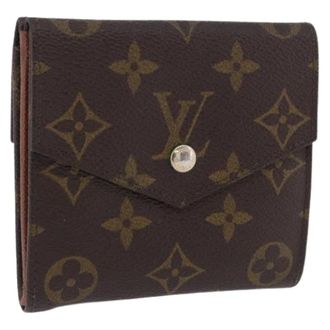 Louis Vuitton Portefeuille Portemonnaie Trifold Pre-owned - Femme - Pre-owned - Brun - Taille: ONE Size