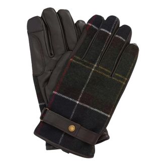 Barbour Newbrough Tartan Handschuhe - - Accessories - Herren - Gr&uuml;n - M