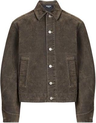 Jacquemus Veste droite Mirada en denim de coton