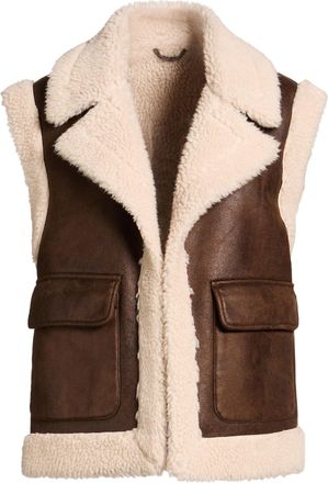 Vila JACKEN & M&Auml;NTEL - Shearling- & Kunstfell auf YOOX.COM