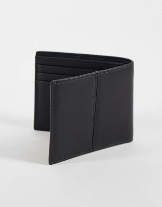 Tommy Jeans heritage flag logo Karten- und M&uuml;nzhalter in Schwarz