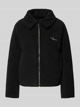 Pegador Jacke aus Teddyfell mit Label-Stitching Modell LAJA