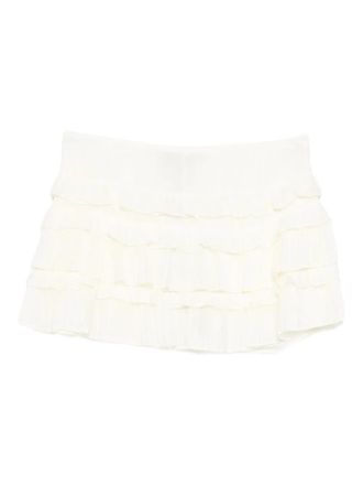 Cynthia Rowley minijupe Bella - Tons neutres