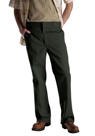 Dickies Herren Slim Straight Work Pants Sporthose, olivgr&uuml;n, 33W x 32L