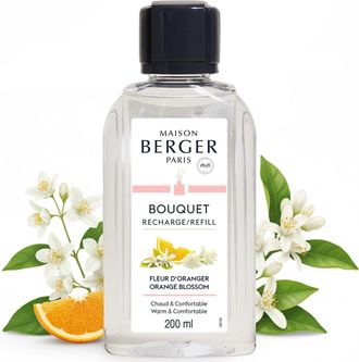 Maison Berger Lampe Berger Raumduft Recharge 200ml Bouquet Parfum&eacute; Fleur dOranger