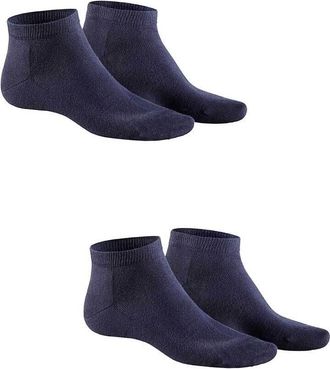 Hudson Herren Sneaker Socken Only 2-Pack hautfreundlich Marine-mel. 0387 39-42