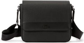 Lacoste Sac &agrave; bandouli&egrave;re en cuir textur&eacute;