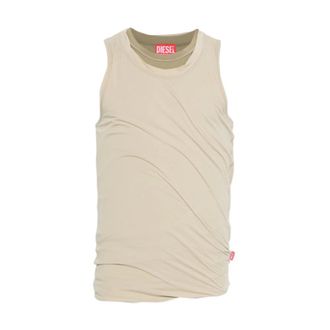 Diesel Homme, Tops, Blanc, Taille: L Sleeveless Top