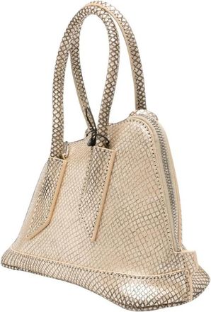 The Attico Mini Satin Henkeltasche - - Bags - Damen - Gelb - ONE SIZE