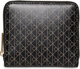 Calvin Klein Portemonnaie Coated Emblem Print Zip-around