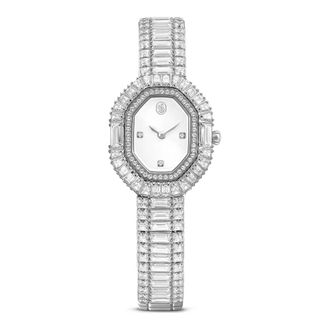 Swarovski Femme, Accessoires, Gris, Taille: ONE Size Montre Matrix Octagon
