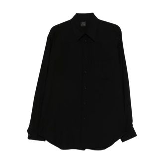 Yohji Yamamoto Herren, Shirts, Schwarzk, XLGr&ouml;&szlig;e