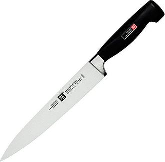 Zwilling Couteau &agrave; Trancher, Lame : 20 cm, Acier formule sp&eacute;ciale, s&eacute;rie Four Star