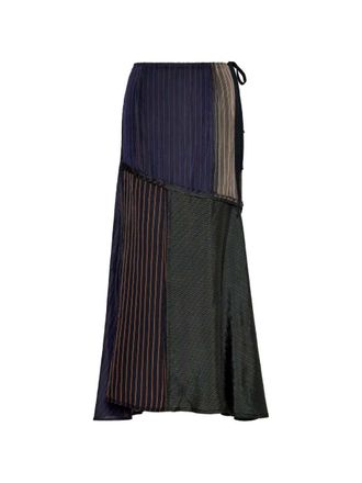 Maison Margiela Jupe longue patchwork Maison Margiela