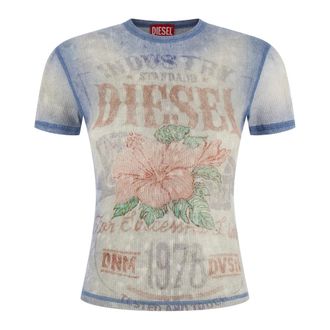 Diesel Femme, Tops, Bleu, Taille: 36 FR T-Iana T-shirt