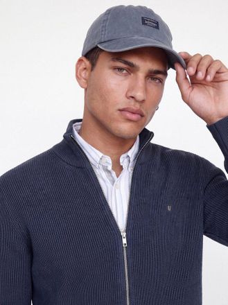 Jack & Jones Strickjacke JJEPERFECT RIB KNIT FULL ZIP CARDIGAN SN Baumwollmischung, mit Rei&szlig;verschluss