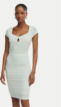 Guess Strickkleid W6GK21 Z0603 Hellgr&uuml;n Regular Fit