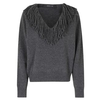 Federica Tosi Damen, Strickwaren, Grau, XSGr&ouml;&szlig;e