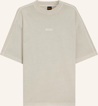 HUGO BOSS T-Shirt Te_Tile Relaxed Fit beige