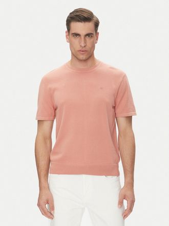 Calvin Klein T-Shirt Supima LV04LC333G Korallenfarben Regular Fit