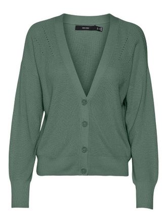 Vero Moda Strickjacke New Lexsun (1-tlg) Lochmuster