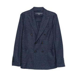 Circolo 1901 Gekn&ouml;pfte Wolljacke - - Jackets - Herren - Blau - S