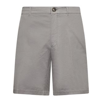 Brunello Cucinelli Homme, Shorts, Gris, Taille: 2XL Pantalon Regular Fit en Gabardine de Coton Vert