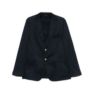 Brioni Button Pocket Blazer - - Jackets - Herren - Blau - XL