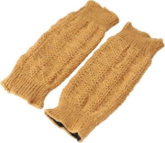 Guru Shop Jambi&egrave;res chaudes en laine au N&eacute;pal pour homme/femme Rose Taille unique, Jaune miel, taille unique