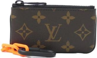 Louis Vuitton unisex, Pre-owned, Brun, Taille: ONE Size Portefeuille en toile Pre-owned