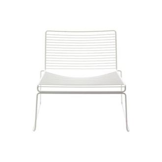 HAY Fauteuil bas Hee - Blanc - Acier laqué - Designer Hee Welling