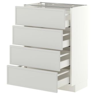 IKEA METOD / MAXIMERA Unterschr., 4 Fronten/4 Schubladen