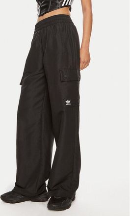 adidas Jogginghose Essentials Woven Cargo IX9974 Schwarz Loose Fit