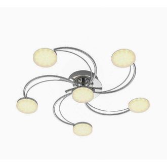 Lindby Lindby - led Plafonnier Rouven en m&eacute;tal pour salon & salle &agrave; manger