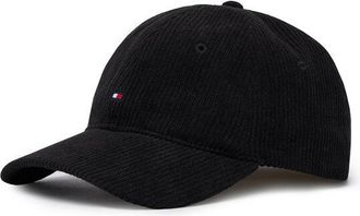Tommy Hilfiger Cap Flag Cord 6 Panel AM0AM14530 Schwarz