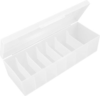 Soimiss Kabelaufbewahrungsbox mit Deckel aus Robustem PP Transparenter Schreibtisch Organizer mit Multi Flexibles Kabelmanagement Kleine Aufbewahrungsbox für 