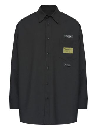 Maison Margiela chemise &agrave; manches longues - Noir