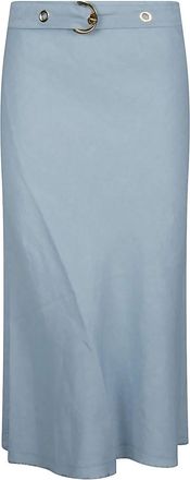 Pinko Pinko, Femme, Jupes, Bleu, Taille: 36 FR Hebe Long Skirt