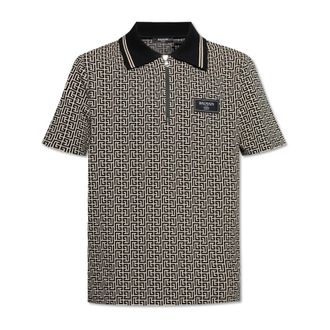 Balmain Polo mit Monogramm - - Tops - Herren - Beige - 3XL