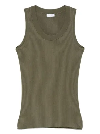 Akris Geripptes Tanktop - Grün
