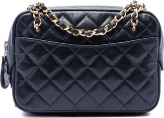 Chanel Sac bandouli&egrave;re vintage doccasion - Femme - Pre-owned - Noir - Taille: ONE Size